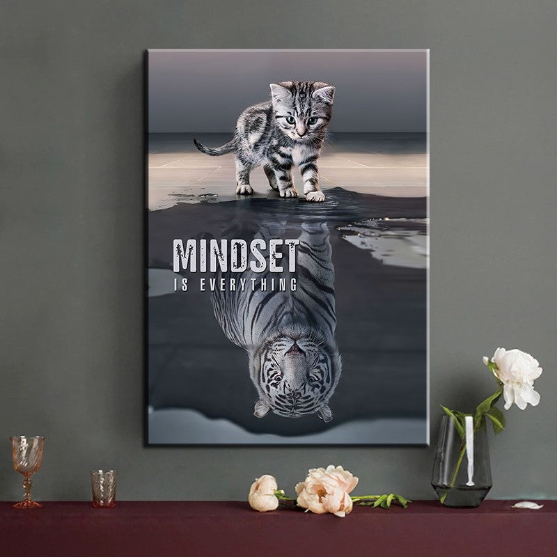 Tiger Mindset is Everything Canvas Print | DOONA KINGDOM