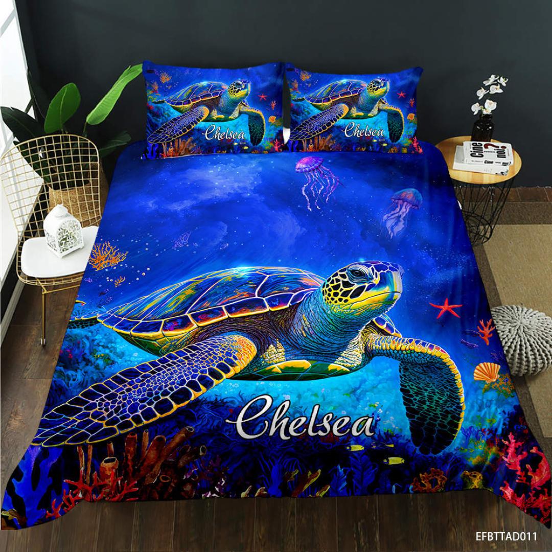 Turtle Personalised Quilt Cover Set | DOONA KINGDOM