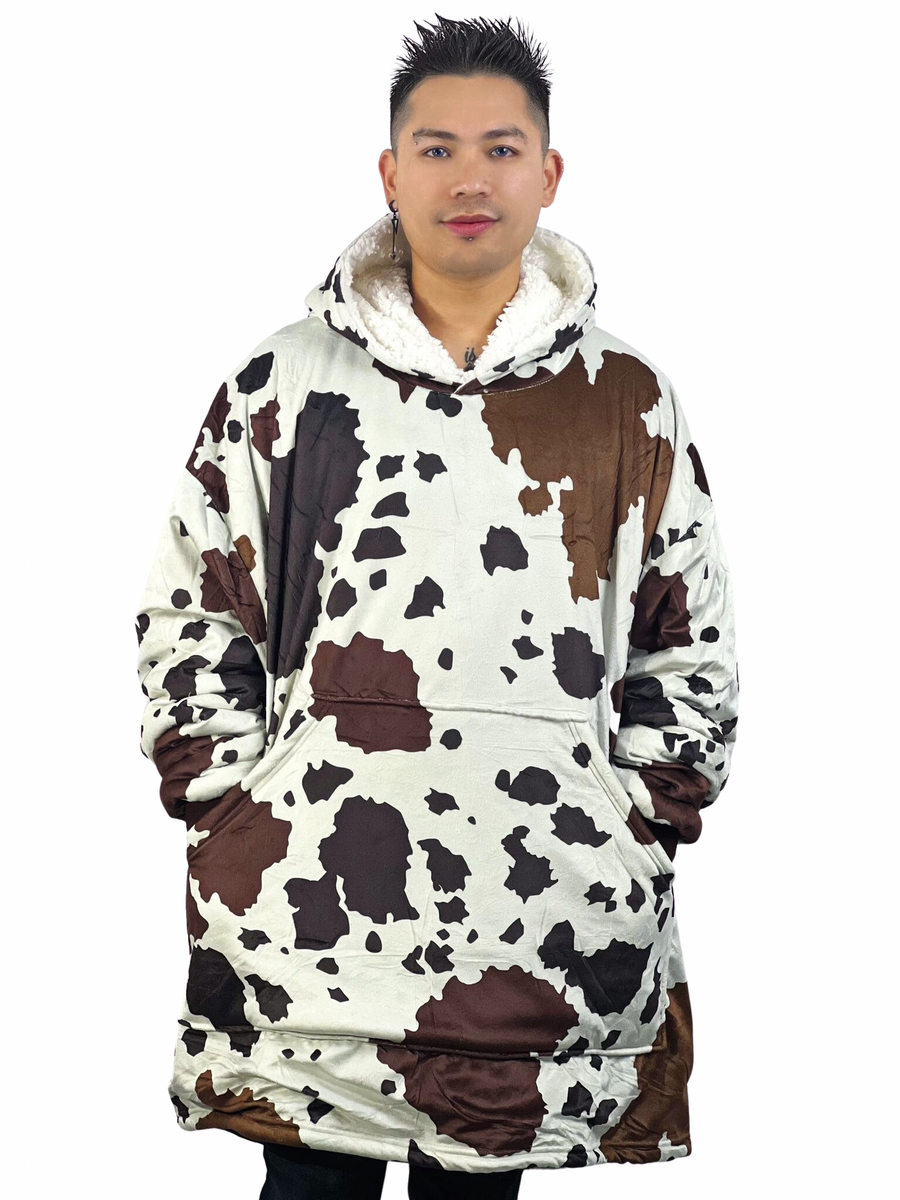 Cow Pattern Bhote Hoodie Blanket– DOONA KINGDOM