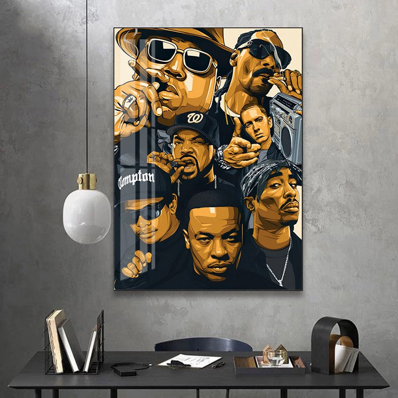 Rapper Porcelain Wall Art 70X100CM | DOONA KINGDOM