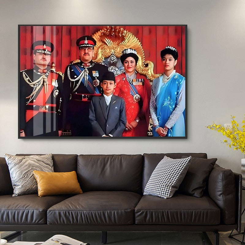 Nepal King Family Porcelain Wall Art 70X100CM | DOONA KINGDOM