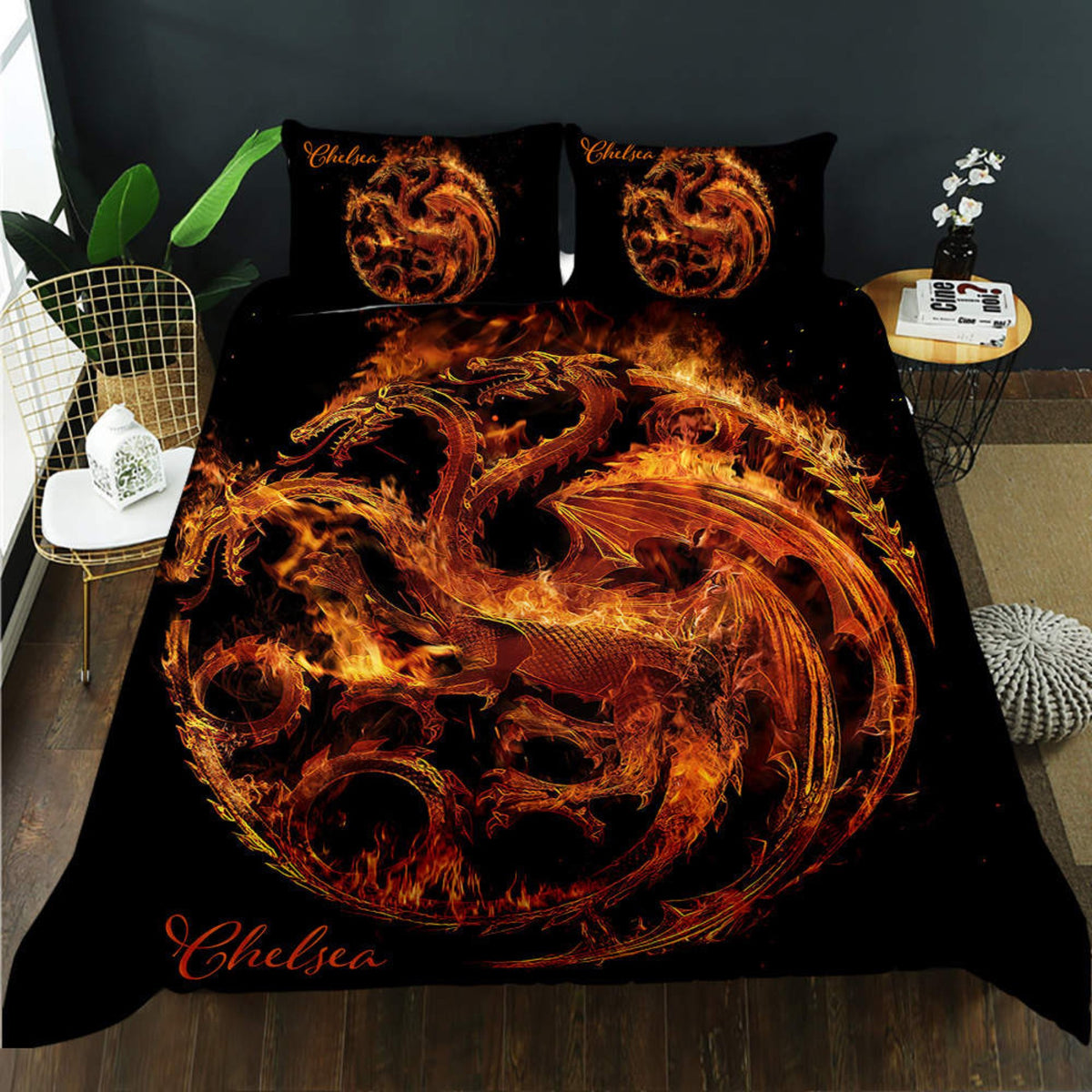 Dragon Personalised Quilt Cover Set | DOONA KINGDOM