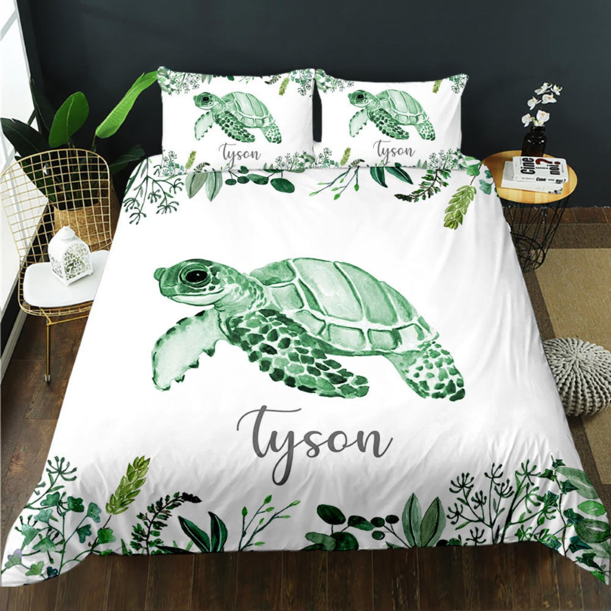 Baby Turtle Personalised Quilt Cover Set | DOONA KINGDOM