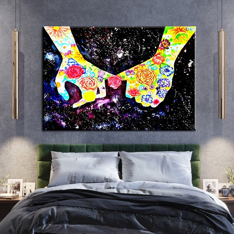 Holding Hands Canvas Print | DOONA KINGDOM