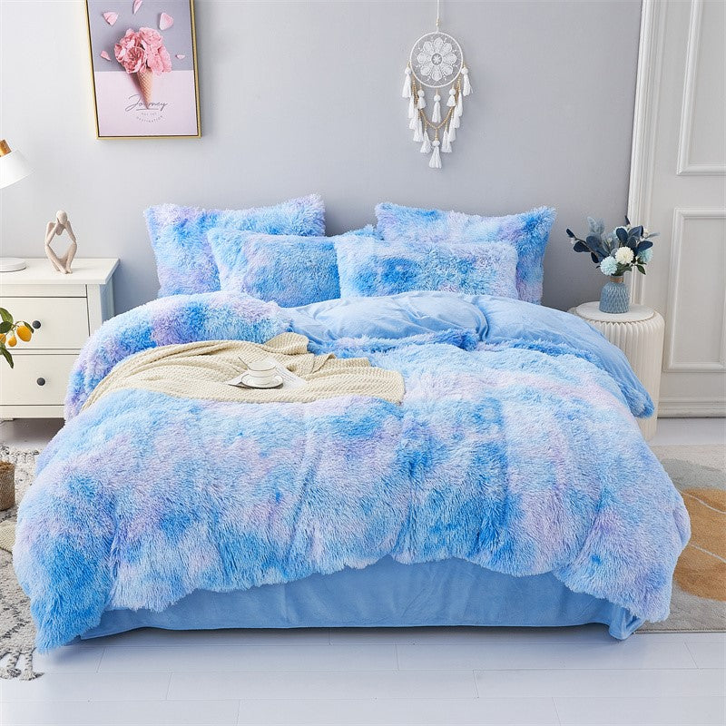 Luxury Shaggy Flanell Bhote Warm MINK Velvet Quilt Cover | DOONA KINGDOM