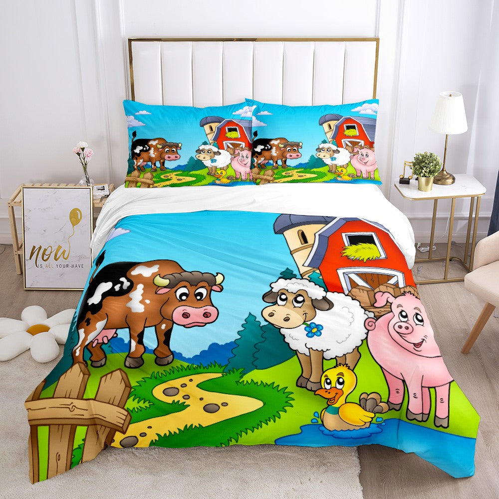 Farm Animal Quilt Cover Set– DOONA KINGDOM