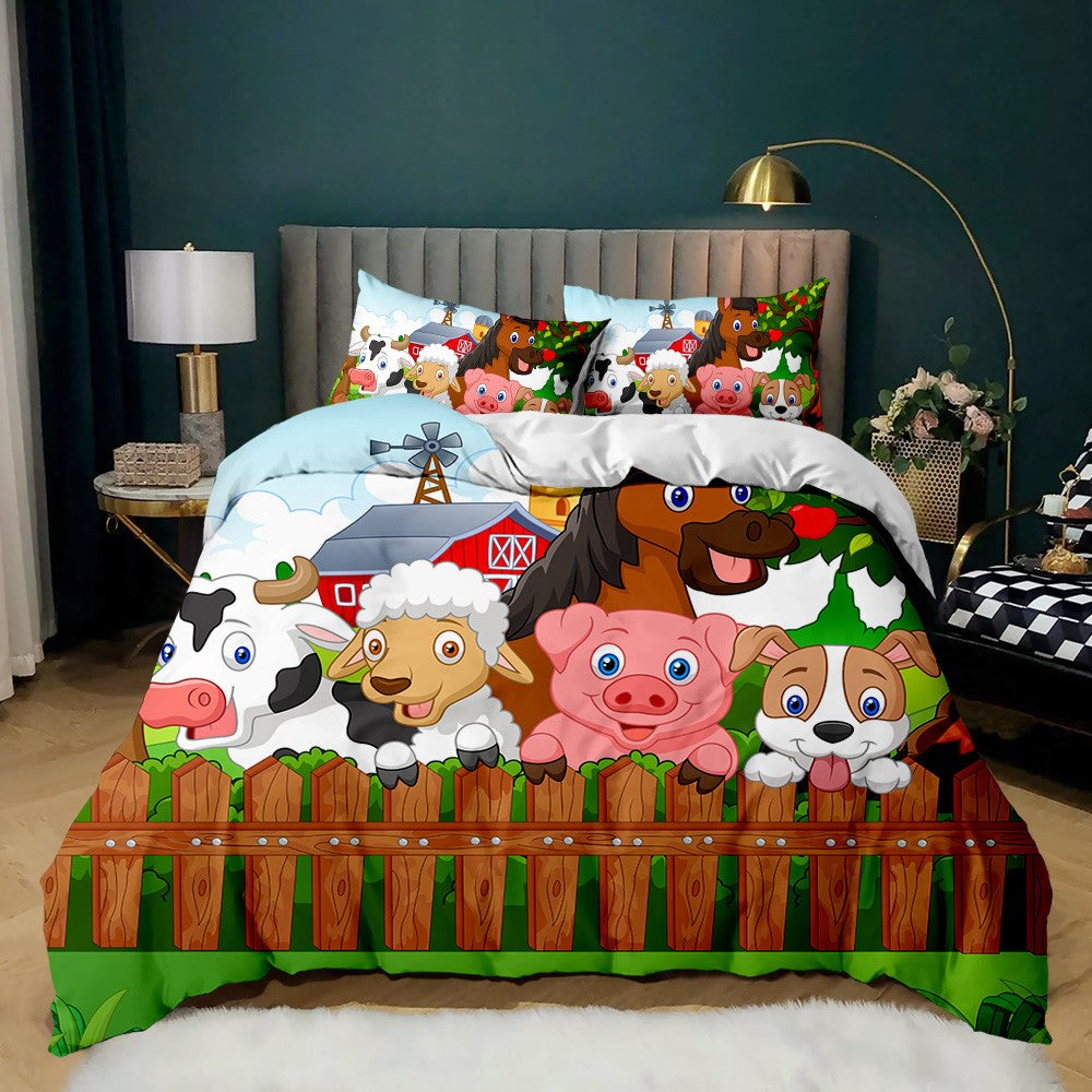 Farm Animal Quilt Cover Set– DOONA KINGDOM